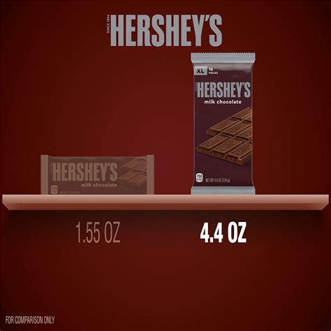 Hersheys Milk Chocolate Xl Candy Bars 44 Oz
