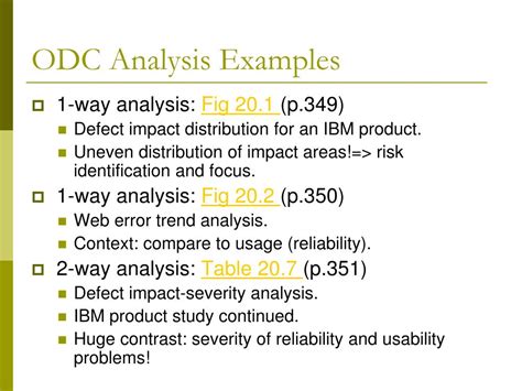 Ppt Chapter 20 Defect Classification And Analysis Powerpoint Presentation Id 3897176