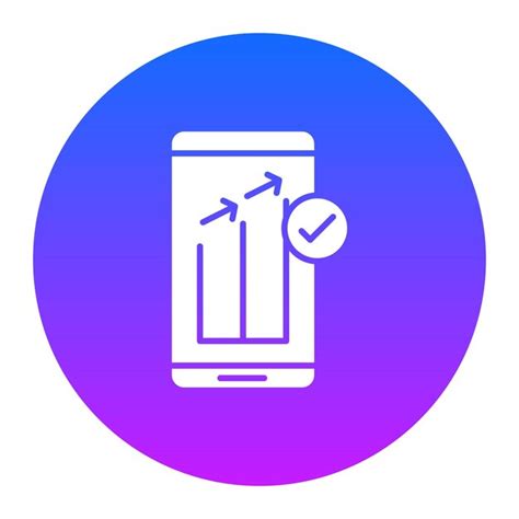 Premium Vector Stats On Cell Vector Illustration