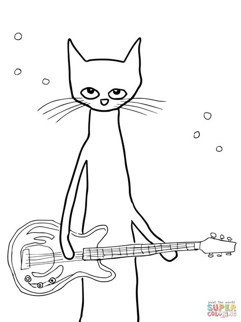 Free Printable Pete The Cat Coloring Pages