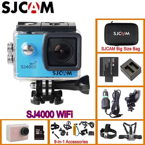 Original SJCAM SJ4000 WiFi Action Helmet Sports Camera Diving 30M