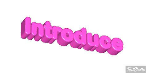 Introduce Word Animated  Logo Designs