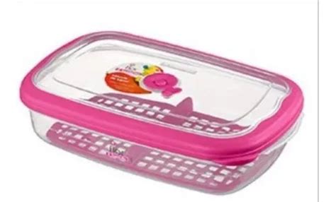Contenedor Hermético Snack Box Rejilla Linea Flor San Remo MercadoLibre