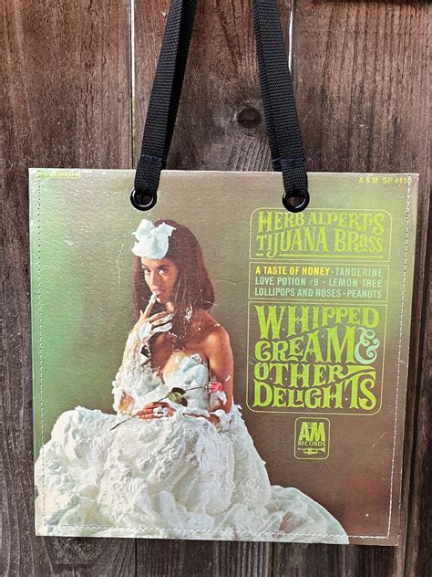 Record Album Tote Bag Recycled Record Handbag Herb Alpert Etsy