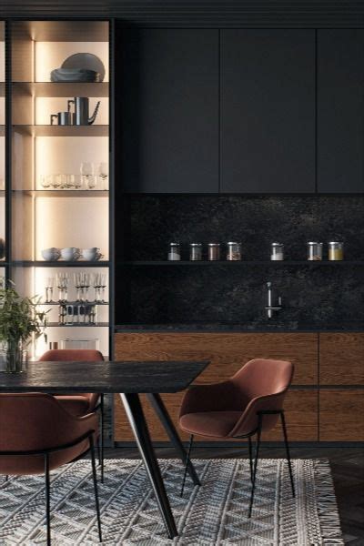 5820 Darcrest Dark Quartz Worktop In 2023 Industrial Kitchen Design