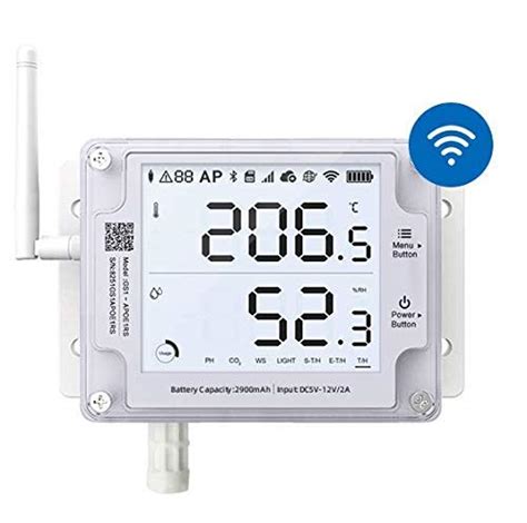 Ubibot GS A Wireless Temperature Humidity Sensor With Free App Email Alerts WiFi Thermometer