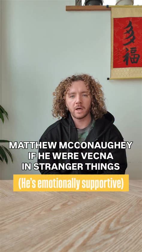 Mcconaughey But Hes In Stranger Things Strangerthings Deepfake