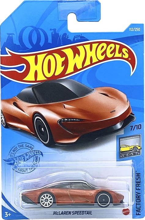 Hot Wheels McLaren Speedtail Orange Factory Fresh Long Card GRY