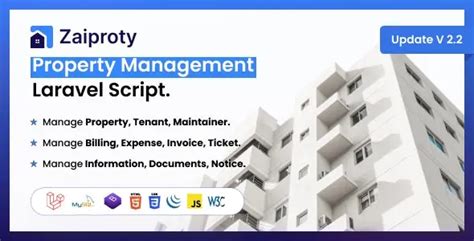 Zaiproty Nulled Property Management Laravel Script Nullib