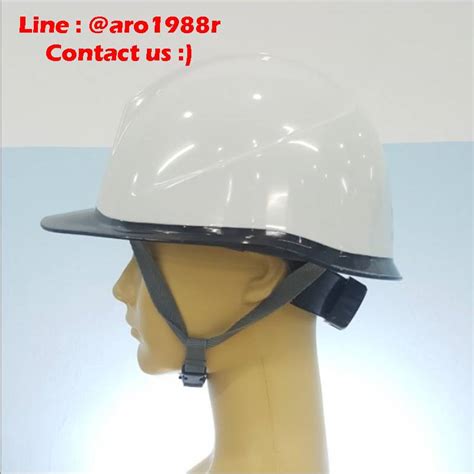 หมวกเซฟตี้ปีกใส รองในโฟม ปรับหมุน มองเห็นง่าย จากญี่ปุ่น ขายส่ง