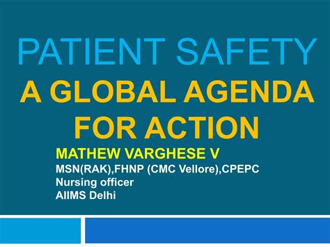 Patient Safety Ppt