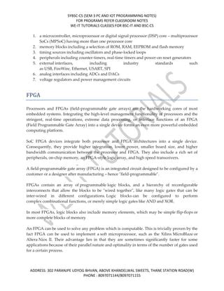 Sybsc Cs Sem Physical Computing And Iot Programming Unit Pdf