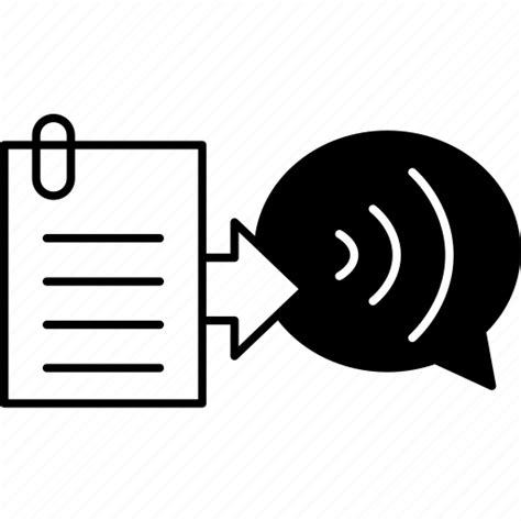 Text Speech Technology Audio Synthesis Icon Download On Iconfinder