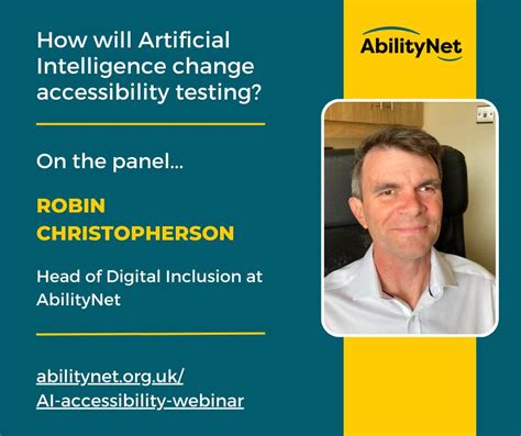 Abilitynet On Linkedin Aiforinclusion Accessibilitytesting
