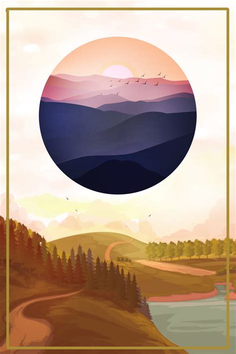 오렌지 크리 에이 티브 프리 배경 주황색 크리에이티브 풍경 일러스트레이션 식물 풍경 배경 9 월 안녕하세요 배경 오렌지 크리 에이 티브 프리 배경 월 안녕하세요 배경