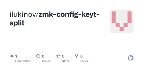 GitHub Ilukinov Zmk Config Keyt Split