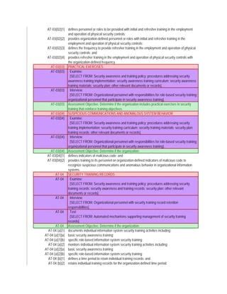 Risk Management Framework (RMF) STEP 4- Access Security Controls - NIST SP 800-53A Revision 4 | PDF