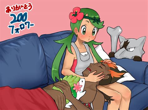 Mallow Shaymin Shaymin Kiawe And Alolan Marowak Pokemon And 2 More