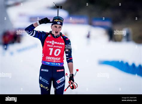 Winner Julia Simon Of France Finishes In The Biathlon World Cup Womens