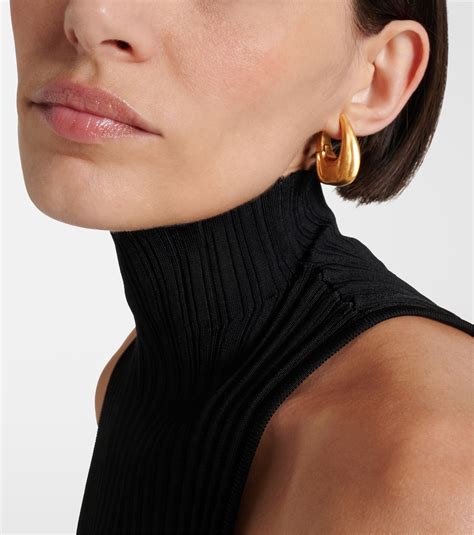 Olivia Small 18kt Gold Plated Hoop Earrings In Gold Khaite Mytheresa