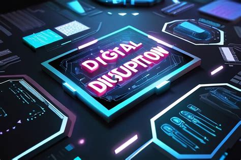 Premium Photo Digital Disruption Transformation Digitalization