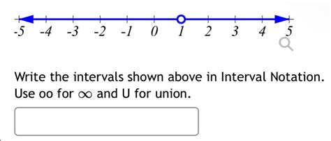Solved Write The Intervals Shown Above In Interval Notation Use Oo