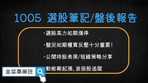 選股高力如期漲停 盤況如期開高走低櫃買反壓十分重要！【完整報告 And 持股、多空選 Pressplay Academy