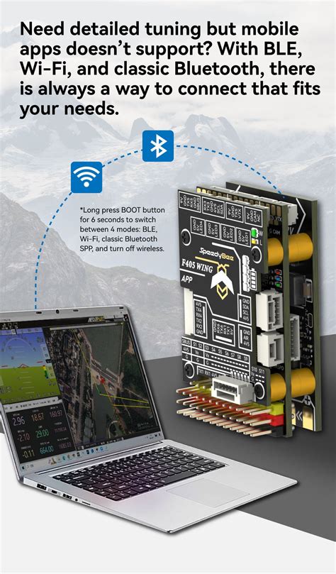Speedybee F405 Wing App Fixed Wing Flight Controller Stack — Pyrodrone