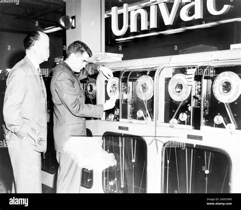 Univac Computer Use Univac Computer Being Prepared In 1959 To Predict