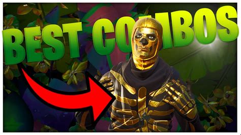 Best Combos For Golden Skull Trooper Fortnite Youtube