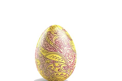 Yellow And Pink Easter Egg Graphic By Gornidesign · Creative Fabrica