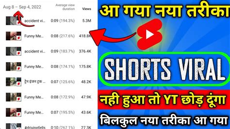 How To Viral Short Video On Youtube Shorts Video Viral Kaise Karen