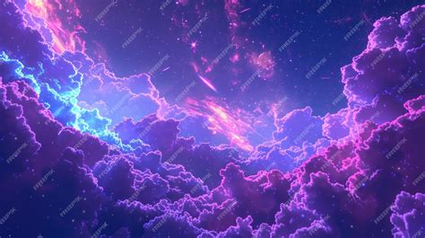 Premium Photo Fantasy Beautiful Space Night With Starry Sky