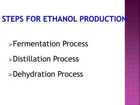 Bioethanol And Its Production Pptx