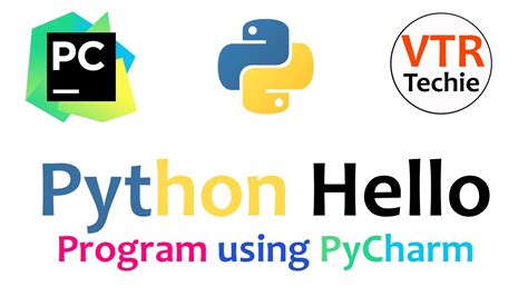Python Hello World Program In Pycharm Youtube