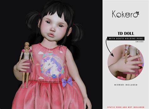 Second Life Marketplace Kokoro Poses Td Doll Holding