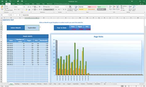 MS Excel Import Awstats Timeless Web Solutions