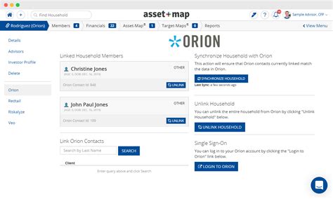 Orion Integration Update Asset Map — Asset Map