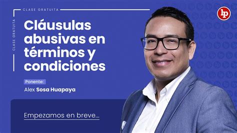Clase Gratuita Sobre Cláusulas Abusivas En Términos Y Condiciones Youtube