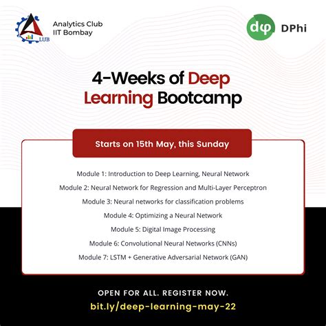 Hey Everyone Were Launching A Free Deep Learning Bootcamp In