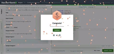 gauri garole on linkedin hackerrank cprogramming codingmilestone