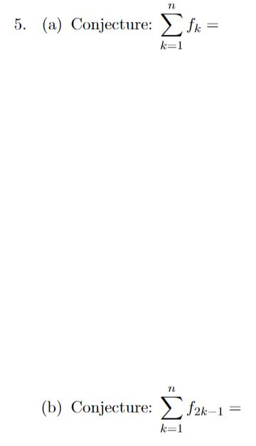 Solved For Each Problem Write Out The Sums For The First Chegg Com