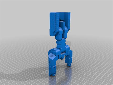Free Stl File Transformable Megatron Updated Single Print No