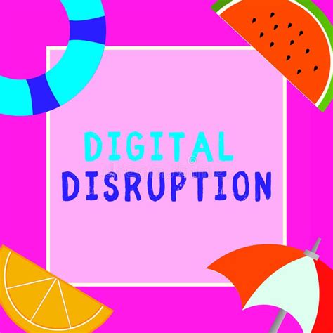 Disruption Business Illustration Stock Illustration Illustration Of