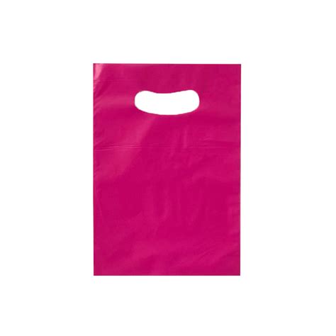 Sacola Plastica Boca de Palhaço 20x30 Rosa Pink 100 Unidades Sacolas Br