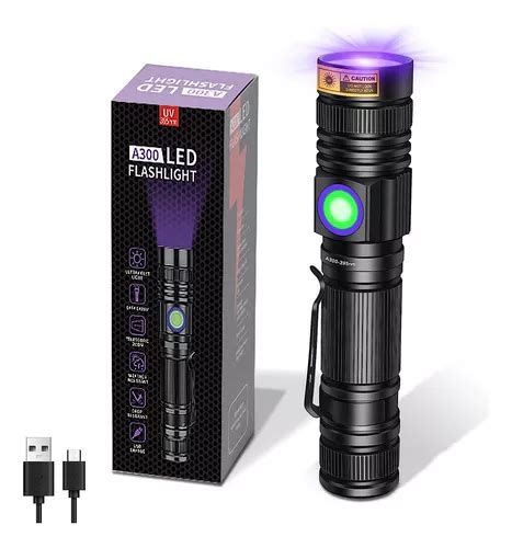 Darkbeam Linterna De Luz Negra Uv De 395 Nm Recargable Envío gratis