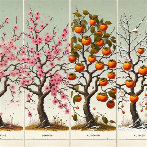 Seasonal Care For Persimmon Trees Flowers And Plants