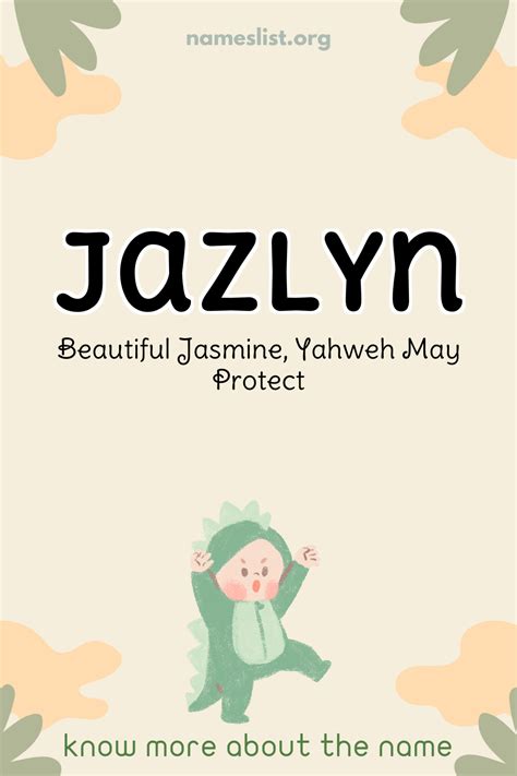 Name Jazlyn Meaning Origin Popularity