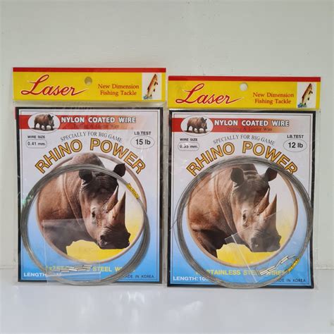 ถูกสุดๆ สายสลิงเปลือย Laser รุ่น Rhino Power แรด Shopee Thailand