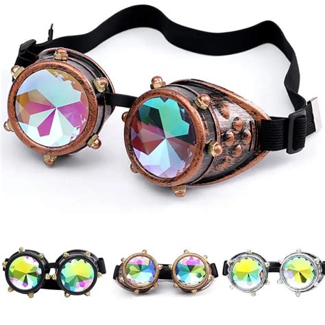 Magnificent Cycling Eyewear Kaleidoscope Colorful Glasses Rave Festival